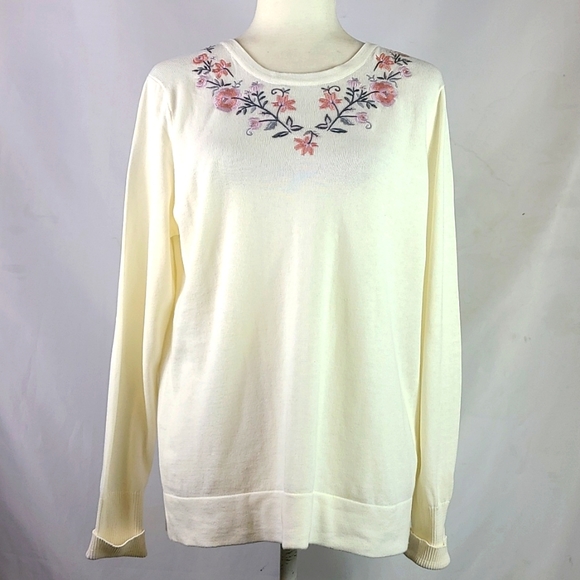 Bass | Sweaters | Bass Embroidered Sweater | Poshmark